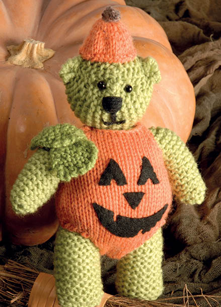 Peter Pumpkin Bear to Knit